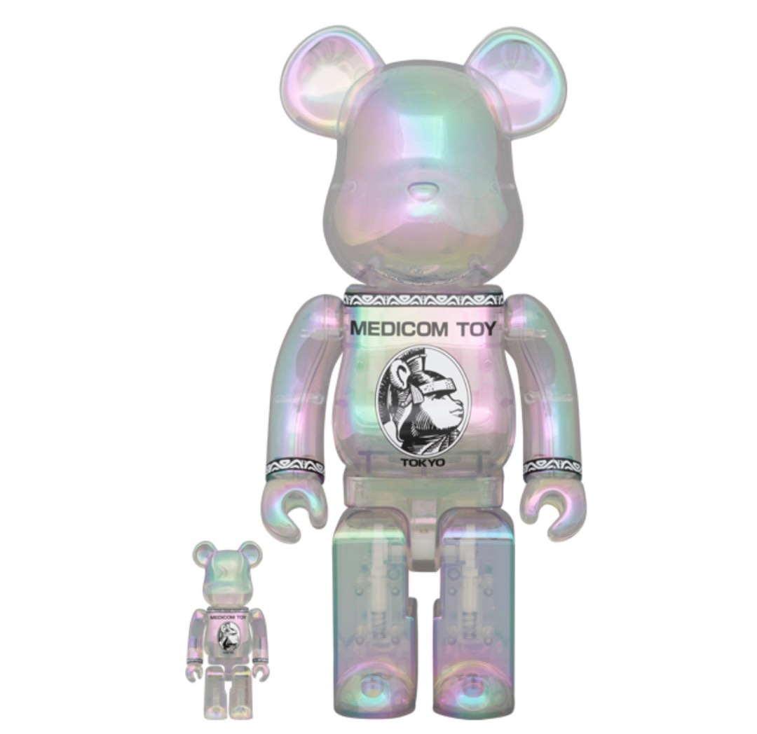 Bearbrick Centurion Clear Chrome Ver. 100% + 400%, Hobbies & Toys, Toys ...
