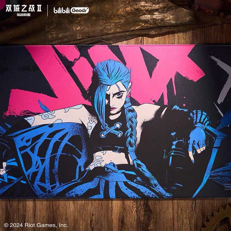 [Bilibili Goods/Riot Games] Arcane League of Legends Jinx Desk Mat ...