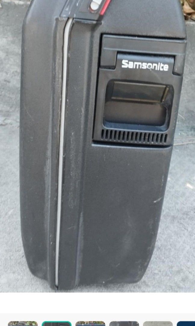Black Samsonite oyster luggage with 2 wheels made in USA, Everything ...