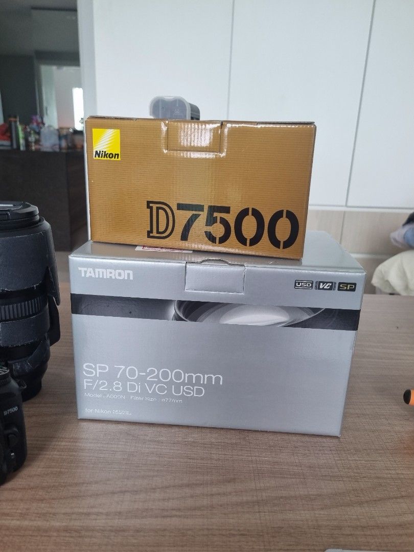 [BUNDLE] Nikon D7500 DSLR Camera with Tamron 70-200mm f2.8 and Tamron 24-70mm f2.8 lens ...
