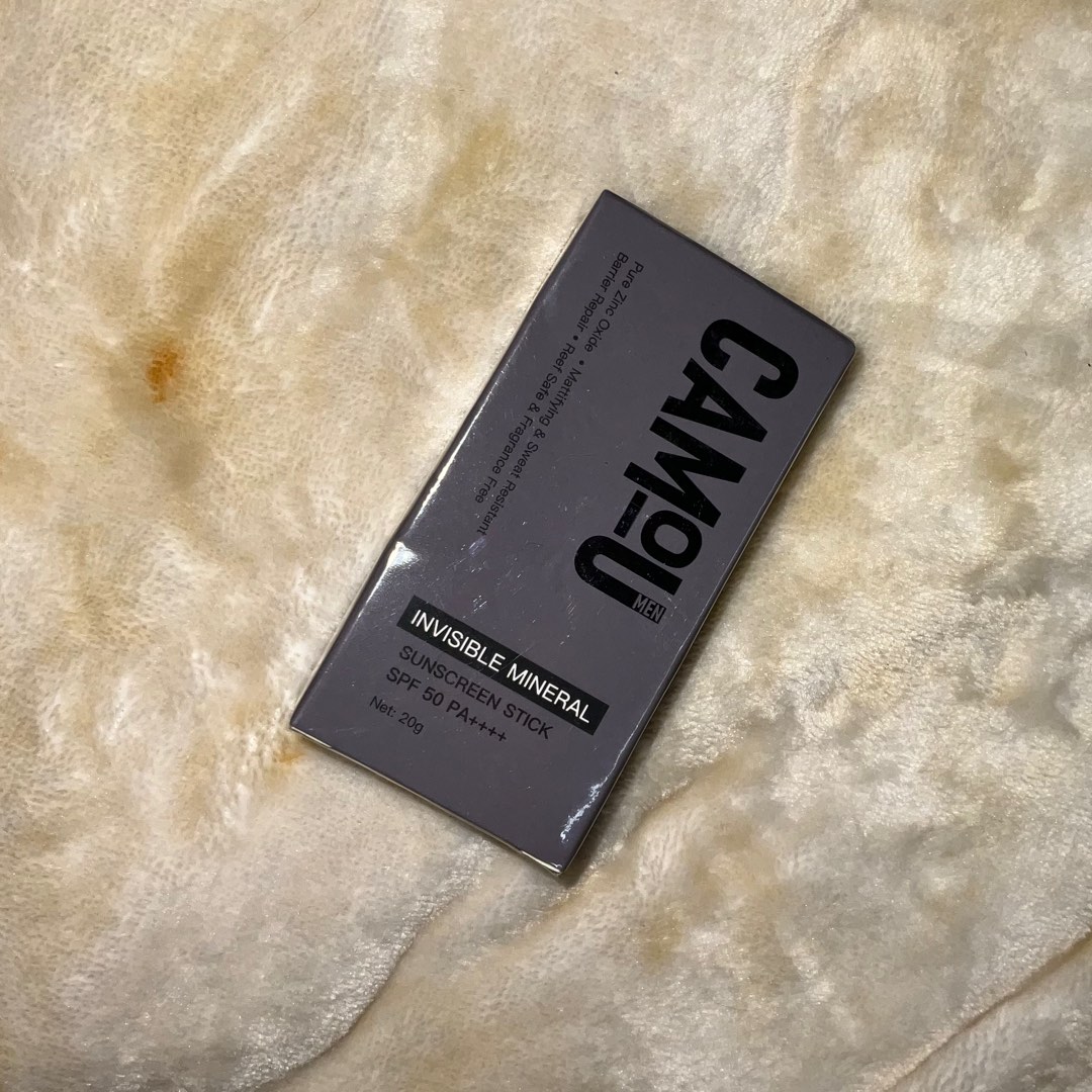 Camou Mineral Matte Sunscreen Stick SPF50 PA++++ 20g, Beauty & Personal ...