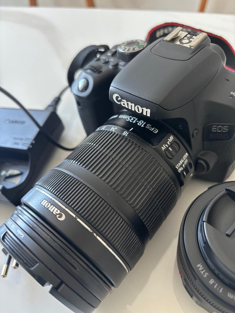 Canon EOS 800D DSLR Camera with Lenses, Photography, Cameras on Carousell
