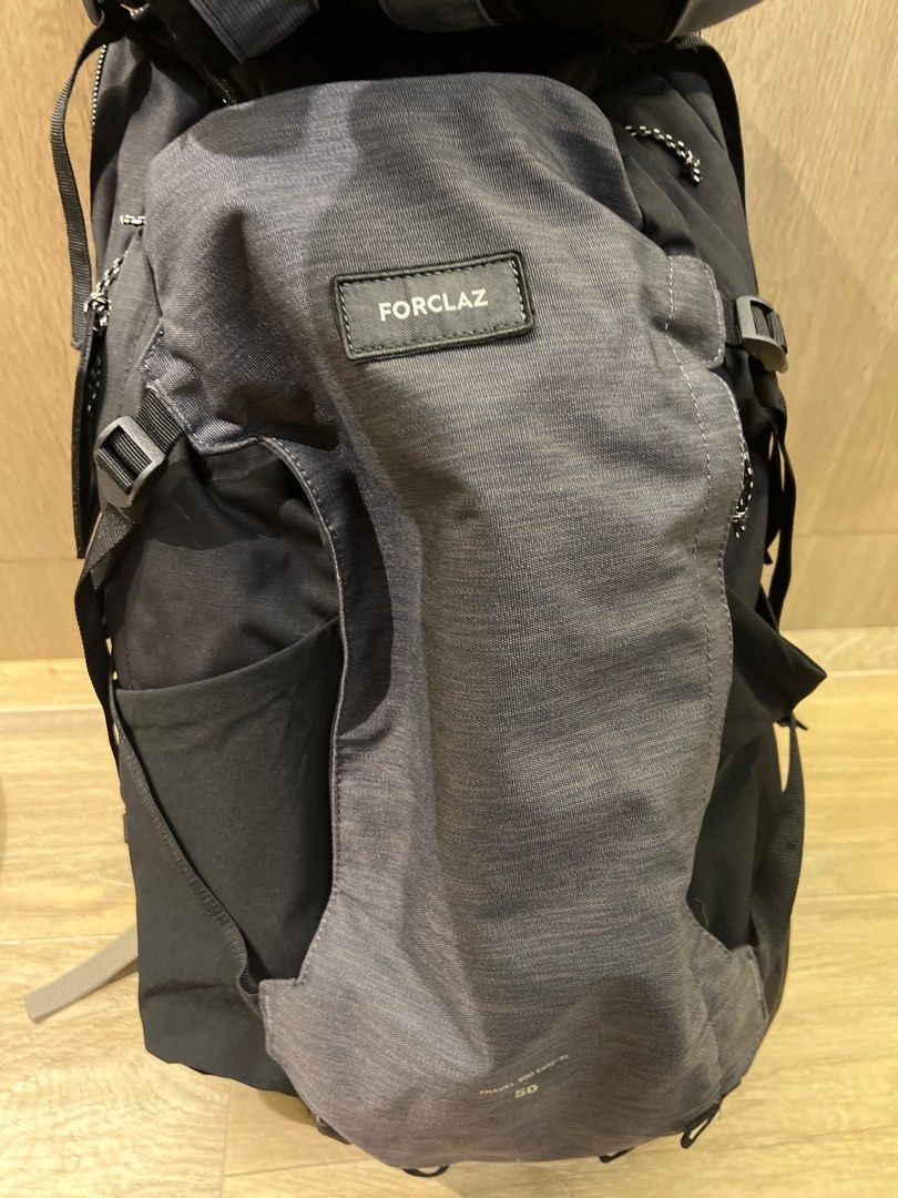 Decathlon Forclaz 50L Hiking Backpack (with detachable small bag), Men ...