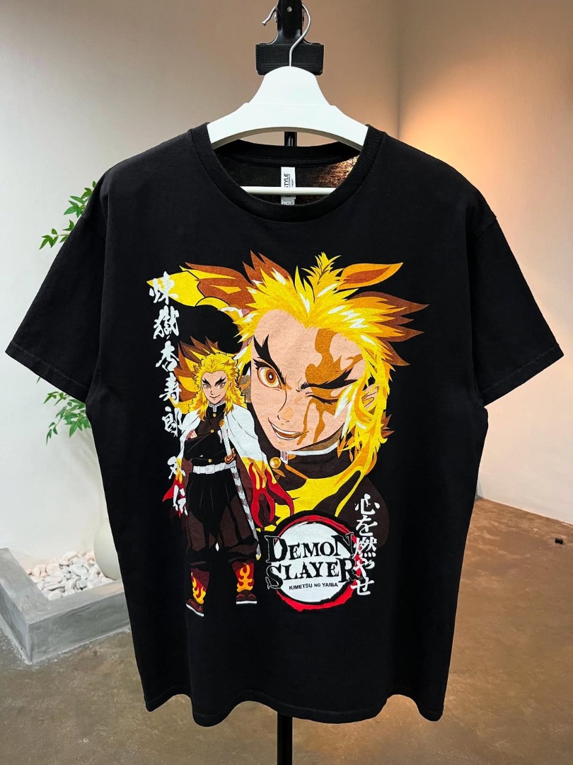 DEMON SLAYER RENGOKU KYUJURO OFFICIAL MERCHANDISE TEE, Men's Fashion ...