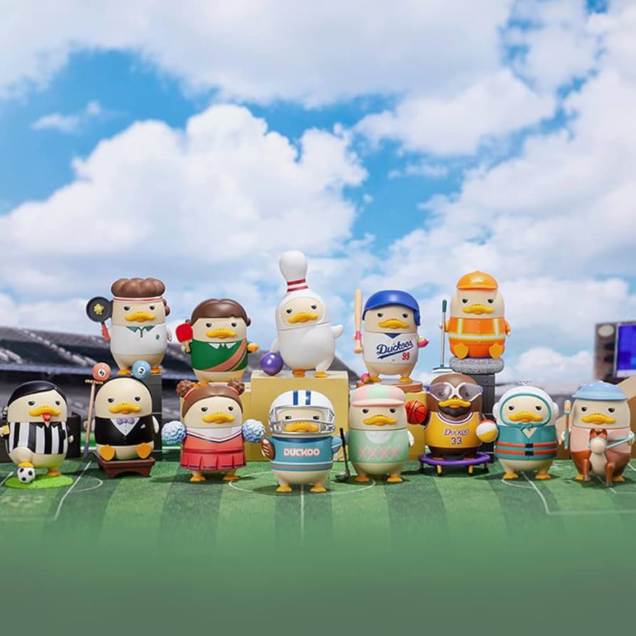 Duckoo Sports Series Blind Box Figures ball club, Hobbies & Toys, Toys ...