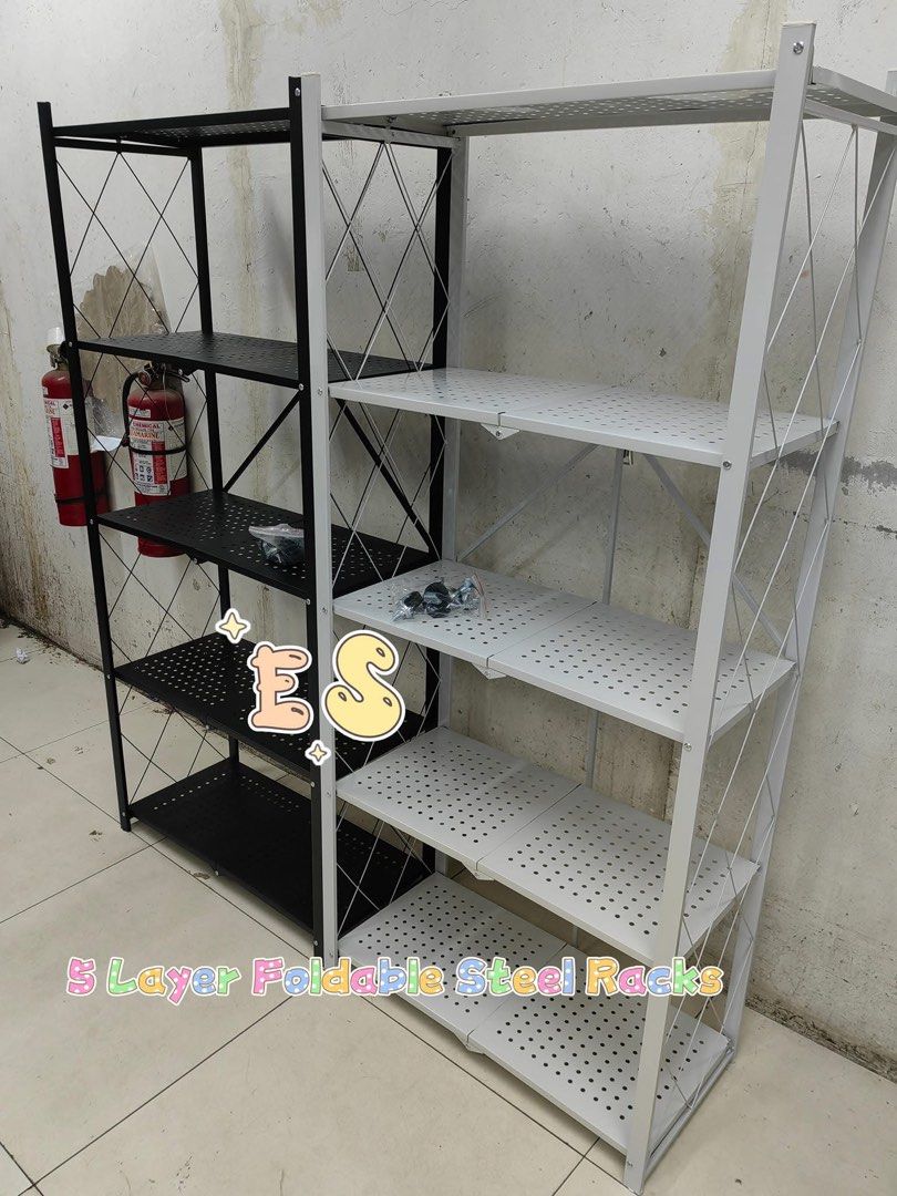 es 5L Foldable rack, Furniture & Home Living, Furniture, Shelves ...