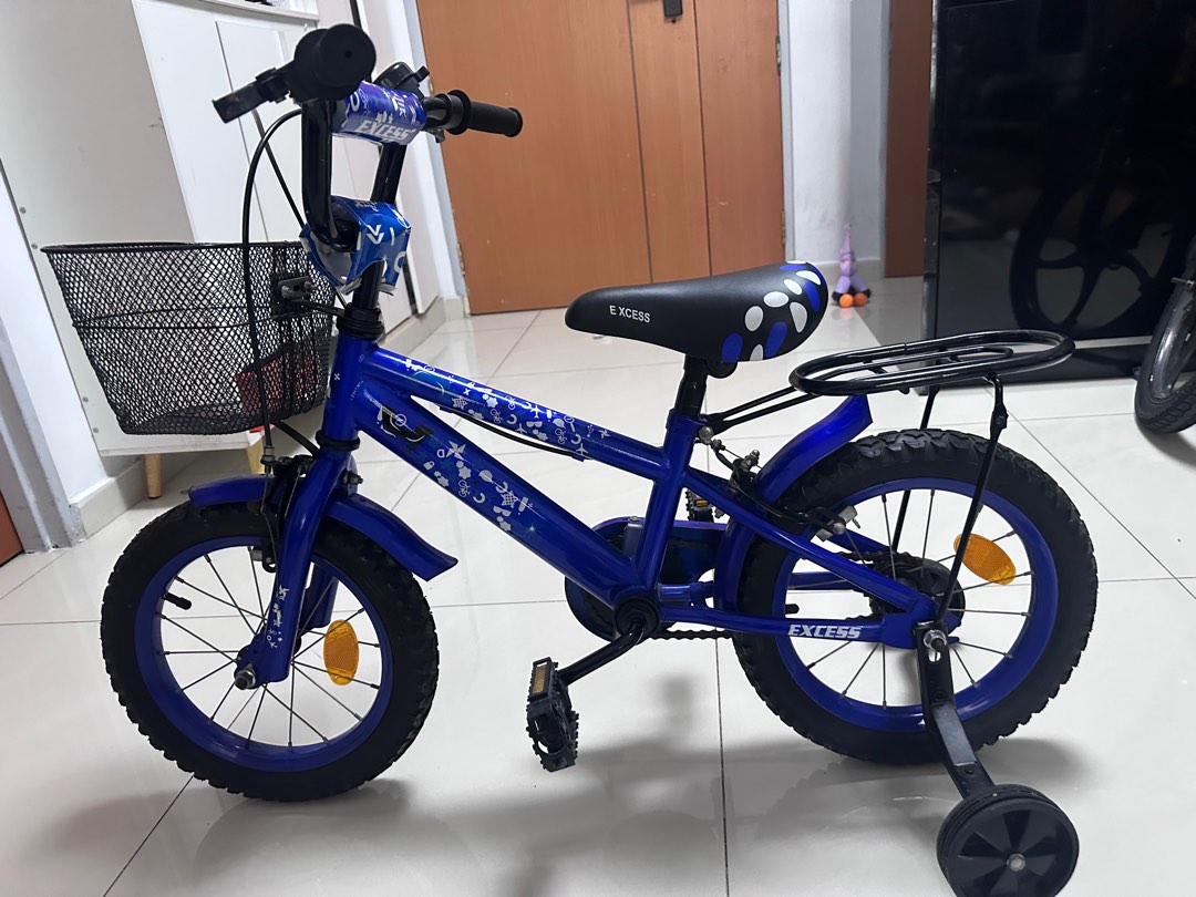 Excess Kids Bike - 14 inch - Blue, Sports Equipment, Bicycles & Parts ...