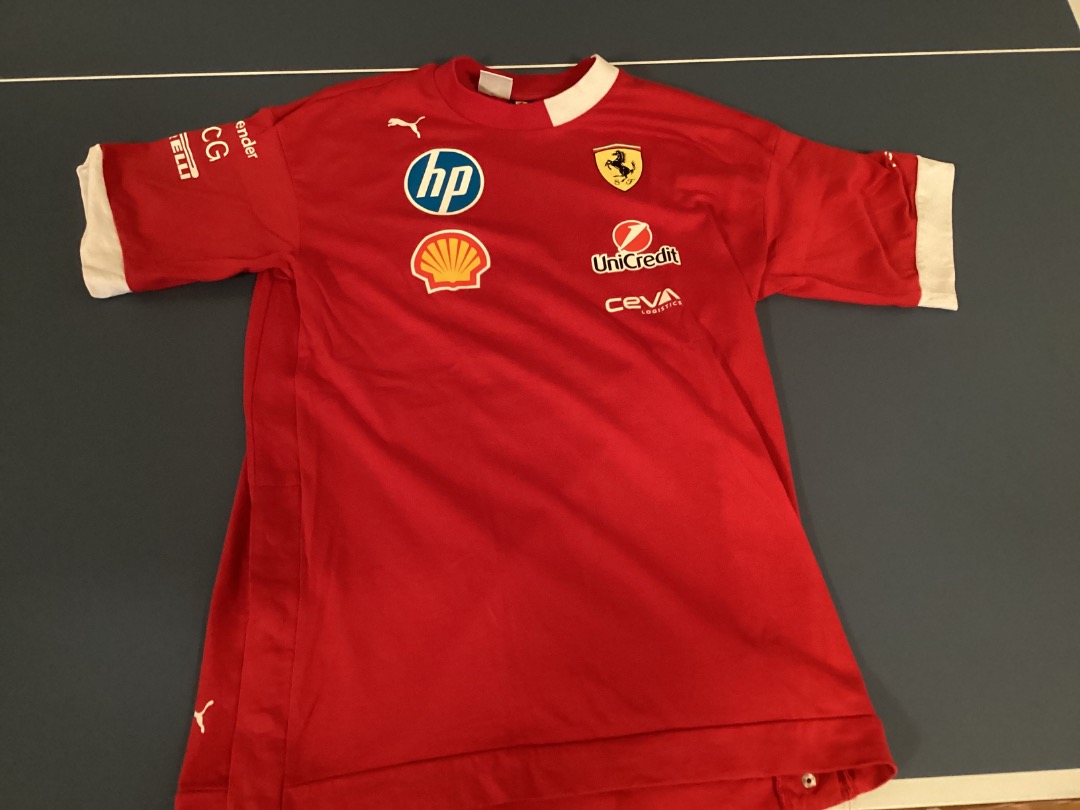 Ferrari F1 2025 oversized t shirt, Men's Fashion, Tops & Sets, Tshirts ...