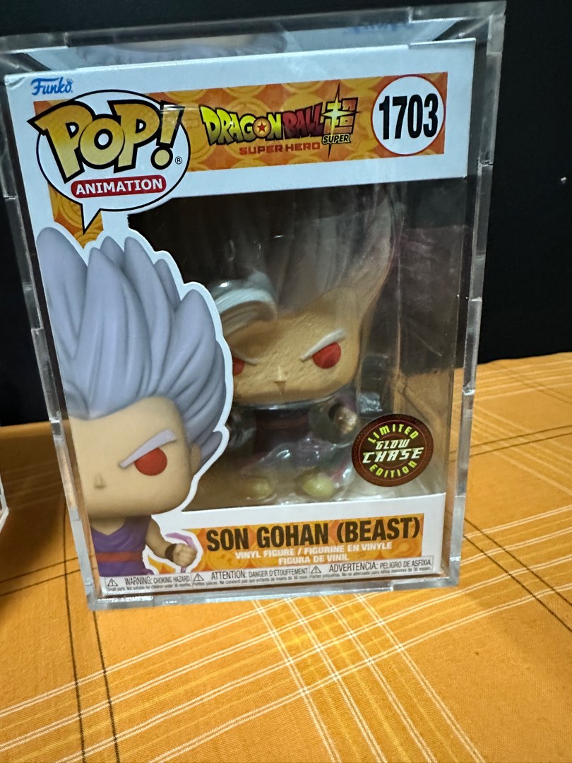 FUNKO POP SON GOHAN BEAST MODE CHASE EDITION AND DABURA LIMITED EDITION ...
