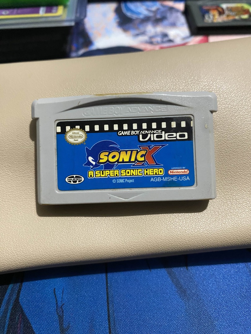 Game Boy Advance Video: Sonic X, Vol. 1 2004, Video Gaming, Video Game ...