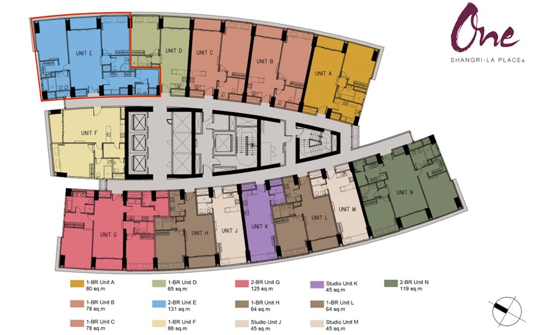 Good deal 2 Bedroom (131 sqm) at One Shangrila Place alternative to ...