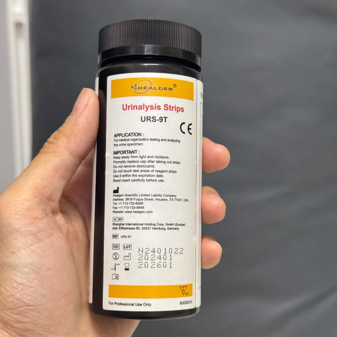 Healgen URS-9T 尿液分析試紙 Urinalysis Strips, 健康及營養食用品, 醫療用品和工具 - Carousell