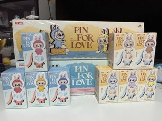 Labubu Pin for Love - Alphabet B, Hobbies & Toys, Toys & Games on Carousell