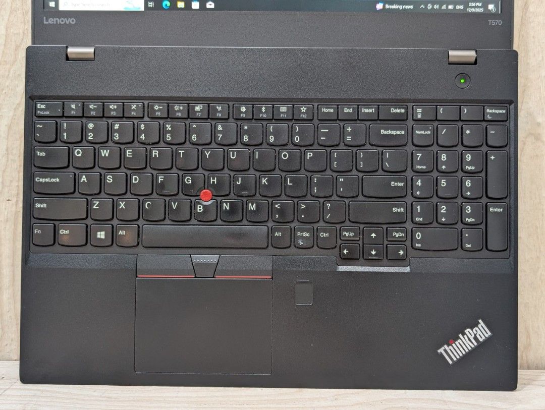 Laptop Lenovo Thinkpad T570 Intel i7-6th Gen 8GB RAM 256GB SSD NVMe 15. ...