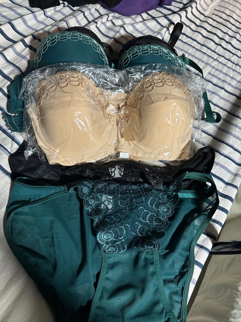 Lingerie Set - Bra and Panties, Women's Fashion, New Undergarments ...