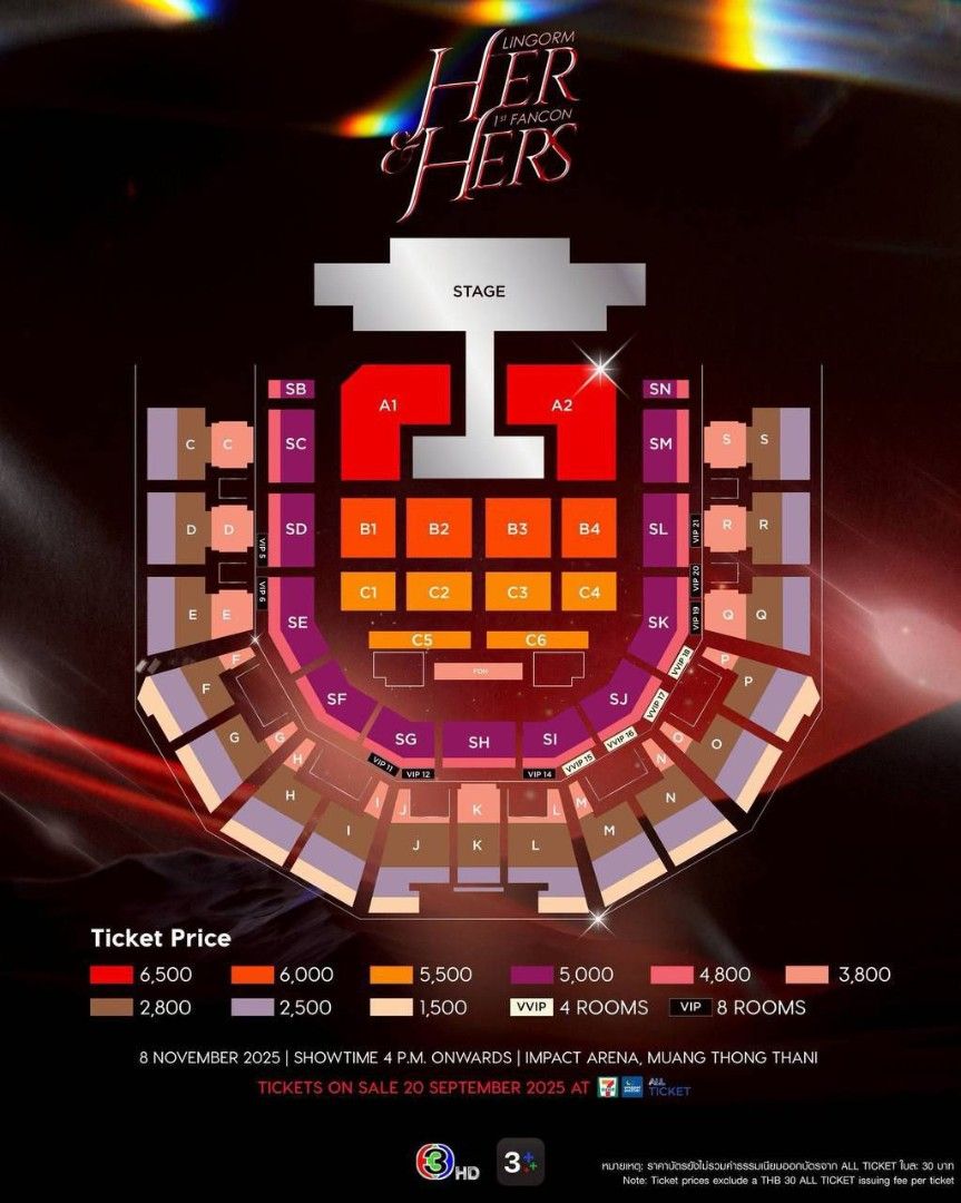 LINGORM 1ST FANCON IN BANGKOK, Tickets & Vouchers, Event Tickets on Carousell