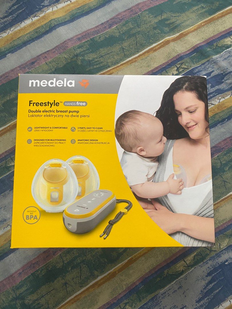 MEDELA FREESTYLE HANDS-FREE DOUBLE ELECTRIC WEARABLE BREAST PUMP, Babies & Kids, Nursing ...