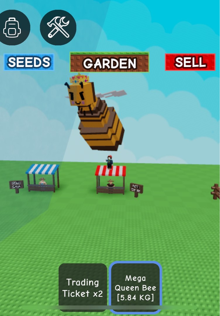 Mega Queen Bee Grow a Garden, Video Gaming, Gaming Accessories, In-Game ...