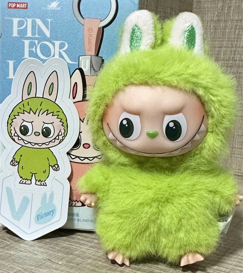 Mini Labubu Pin For Love V & O, Hobbies & Toys, Toys & Games on Carousell
