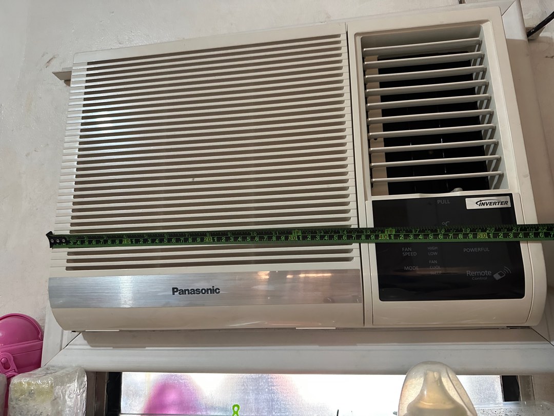 Panasonic window type inverter 1.5 HP, TV & Home Appliances, Air ...