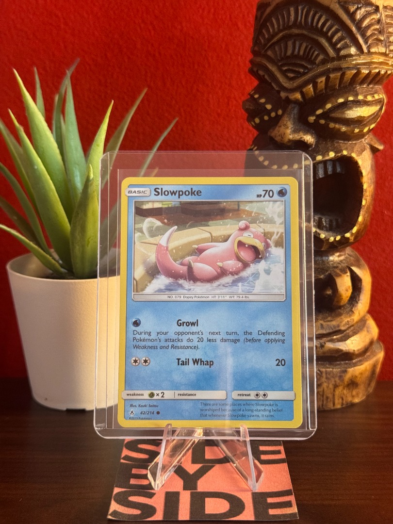 Pokemon TCG Card - Slowpoke (Unbroken Bonds, #42/214), Hobbies & Toys ...