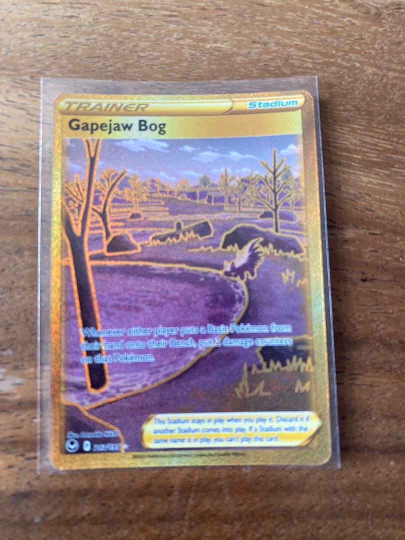 Pokemon TCG Gapejaw Bog Stadium Card, Hobbies & Toys, Toys & Games on ...