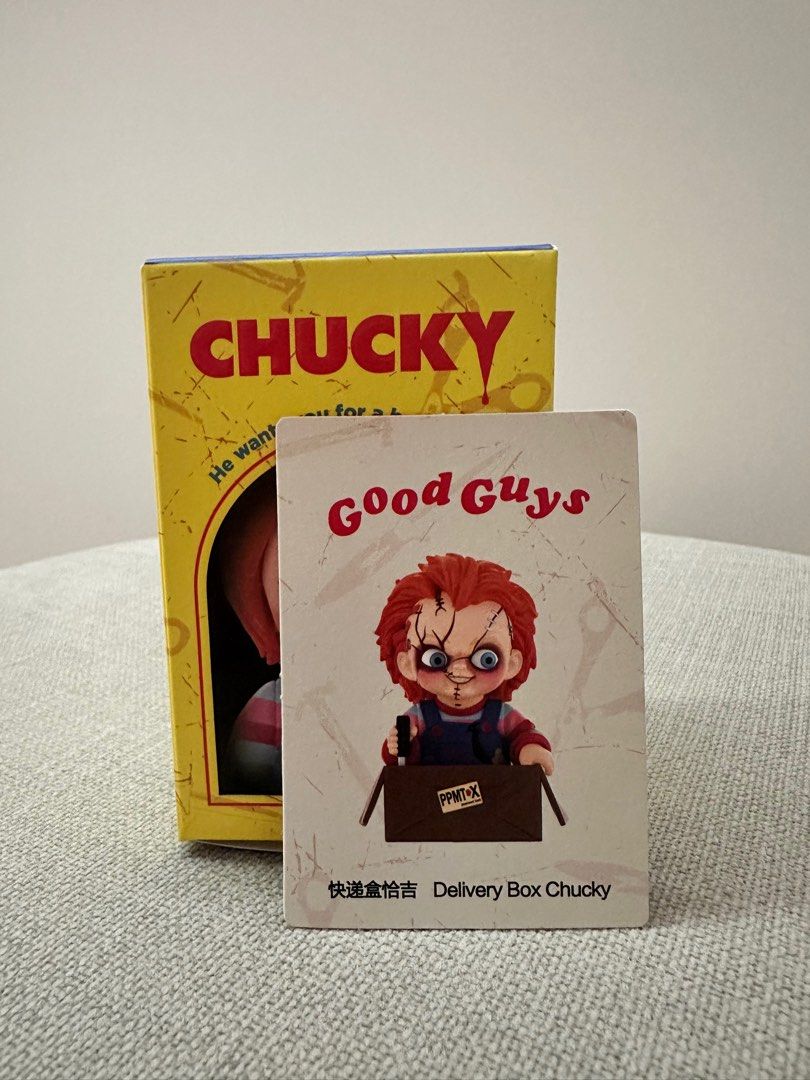 Popmart Chucky Delivery Box Chucky, Hobbies & Toys, Toys & Games on ...