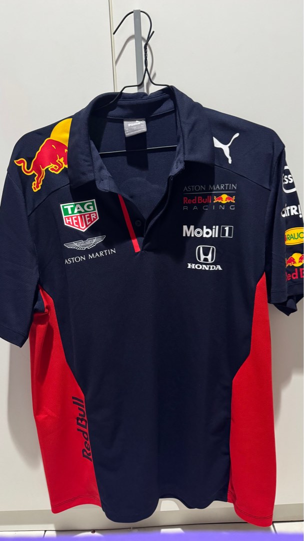 F1 RED BULL MERCH, Fesyen Pria, Pakaian , Atasan di Carousell
