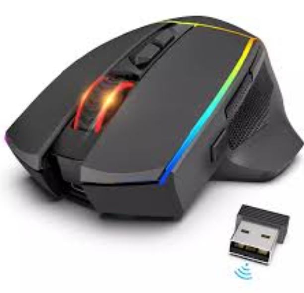 Redragon Axe Pro RGB 8000 DPI Wired/2.4G/BT Wireless Gaming Mouse ...