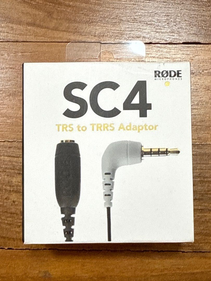 Rode SC4 TRS to TRRS Adapter, Audio, Other Audio Equipment on Carousell