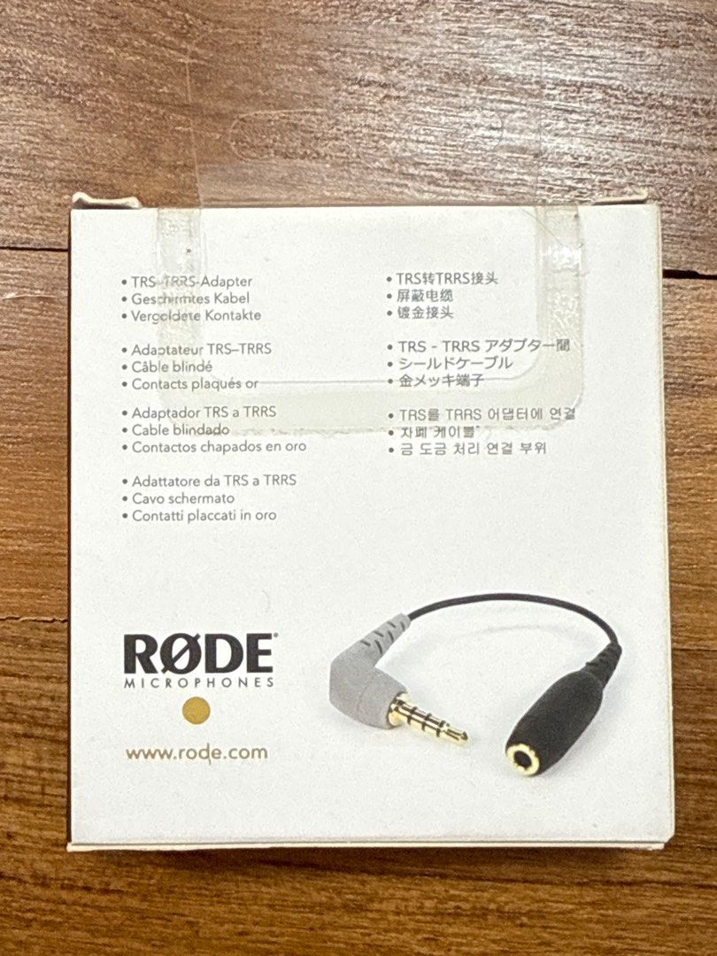 Rode SC4 TRS to TRRS Adapter, Audio, Other Audio Equipment on Carousell