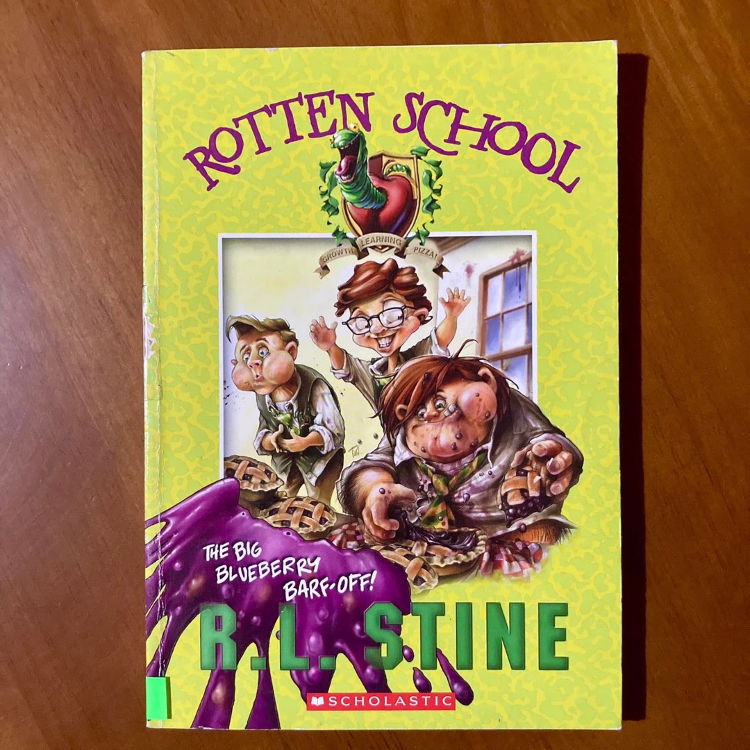 Rotten School: The Big Blueberry Barf-Off by R.L. Stine, Hobbies & Toys ...