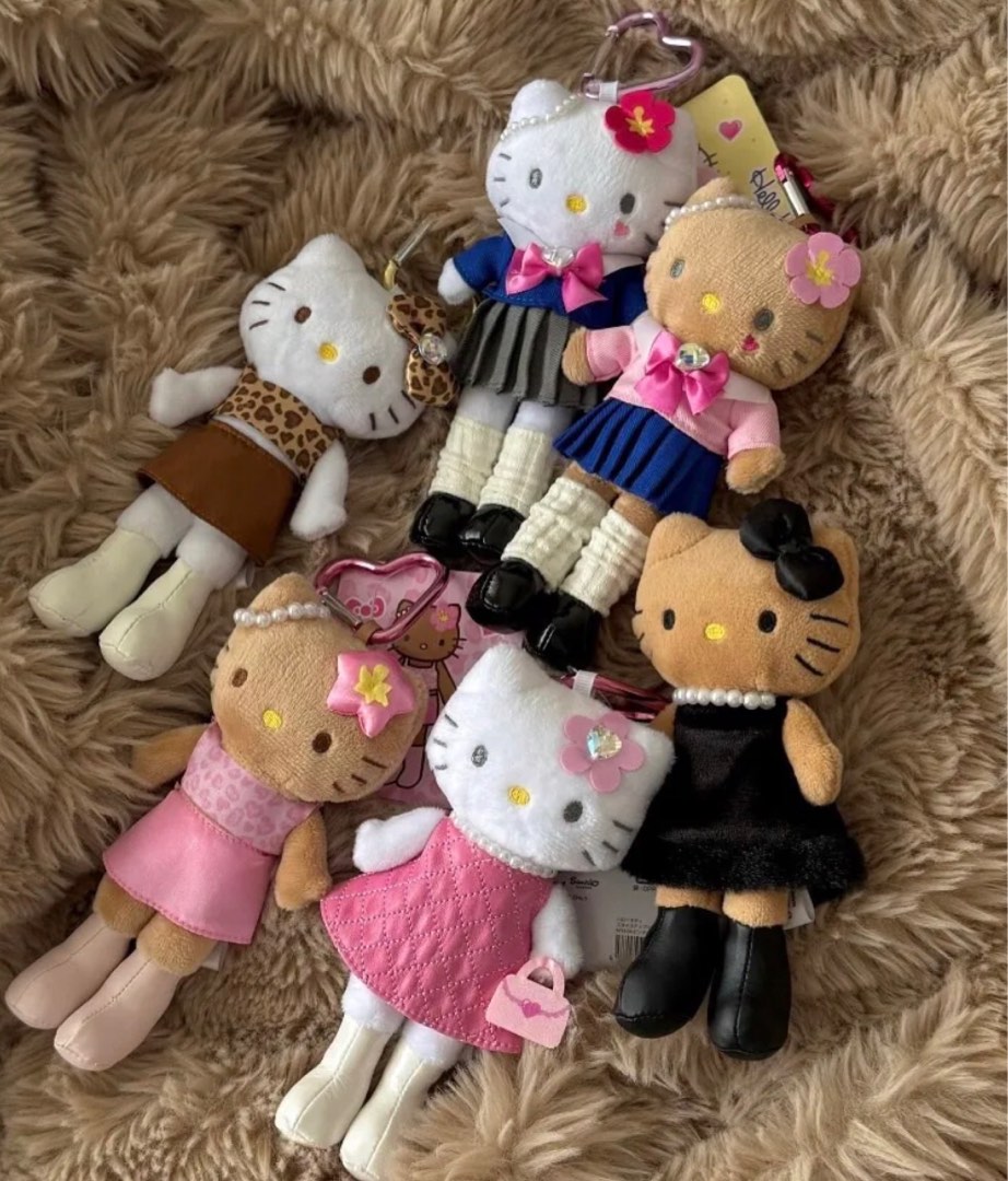 sanrio xHello Kitty長腿姐姐公仔, 興趣及遊戲, 玩具 & 遊戲類 - Carousell