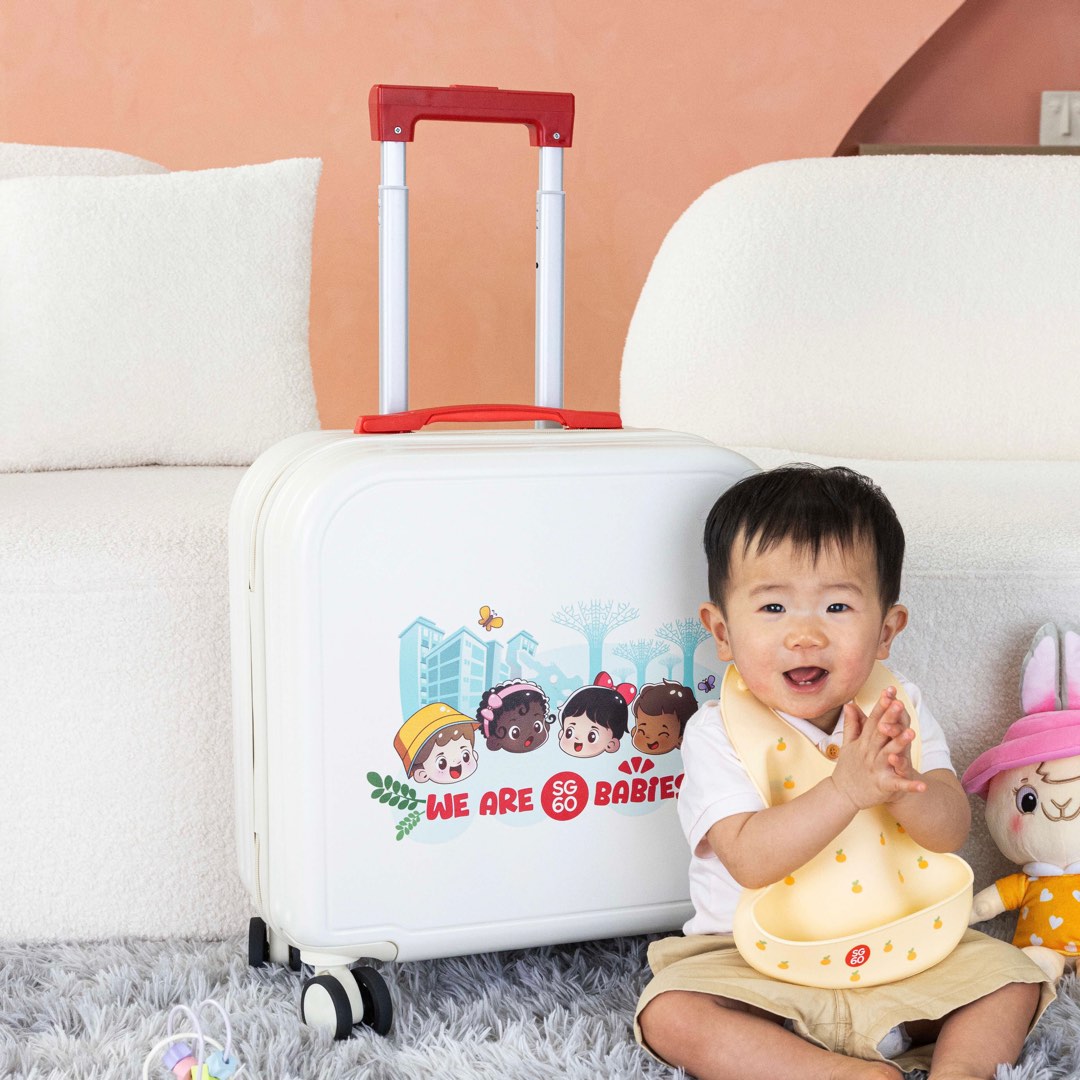 BNIB SG60 Baby Gift Trolley Bag, Hobbies & Toys, Travel, Luggage on ...
