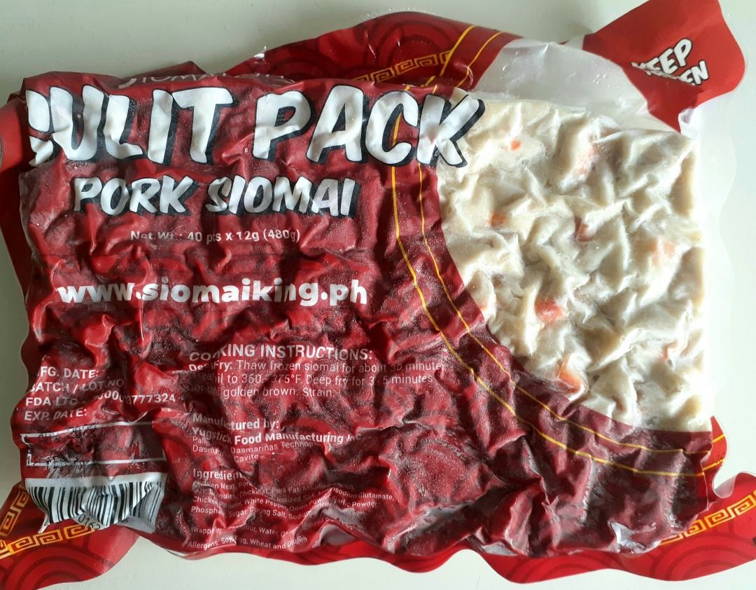 SIOMAI KING SULIT PACKS!, Food & Drinks, Chilled & Frozen Food on Carousell