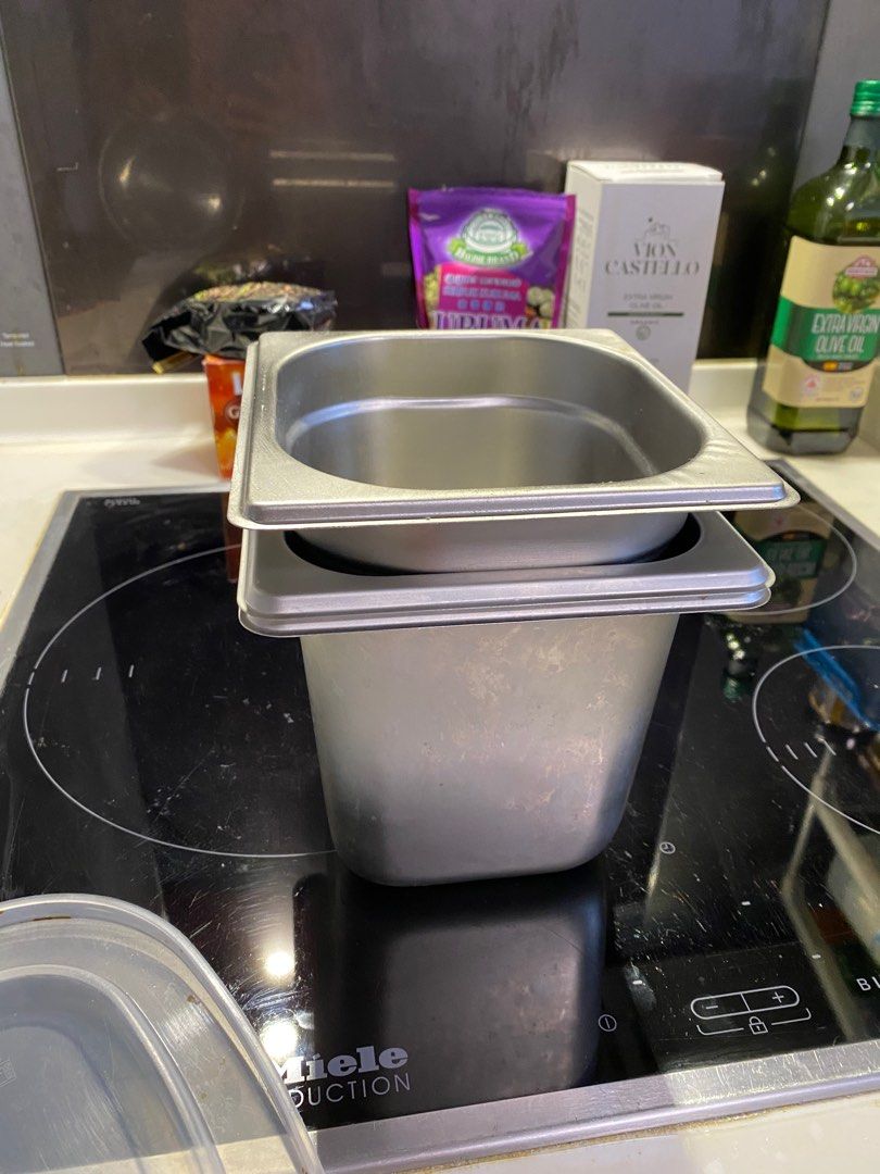 Stainless Steel Food Pan - 1/3 Size inserts, Furniture & Home Living ...