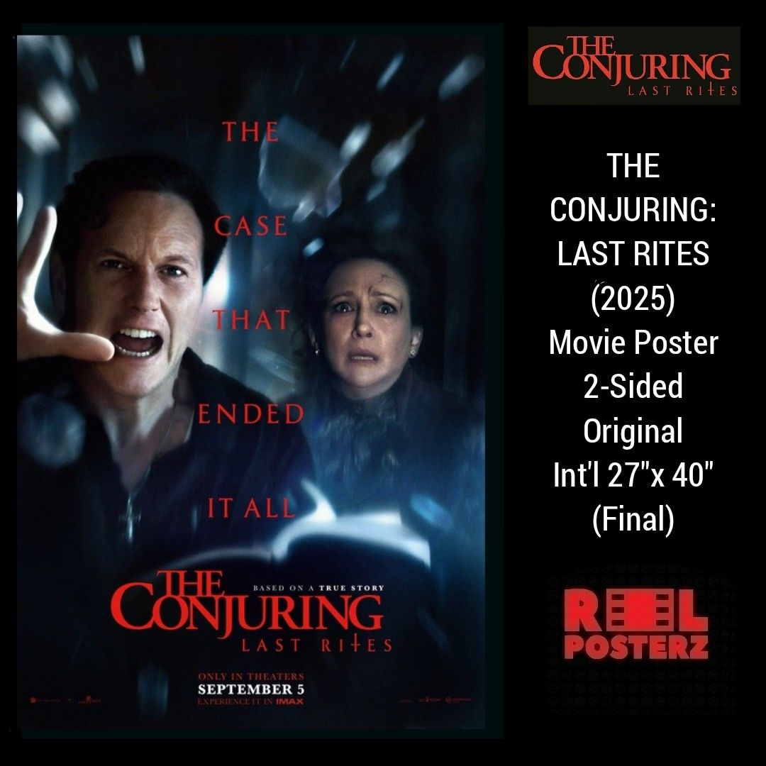 THE CONJURING: LAST RITES (2025) Movie Poster 2-Sided Original ...