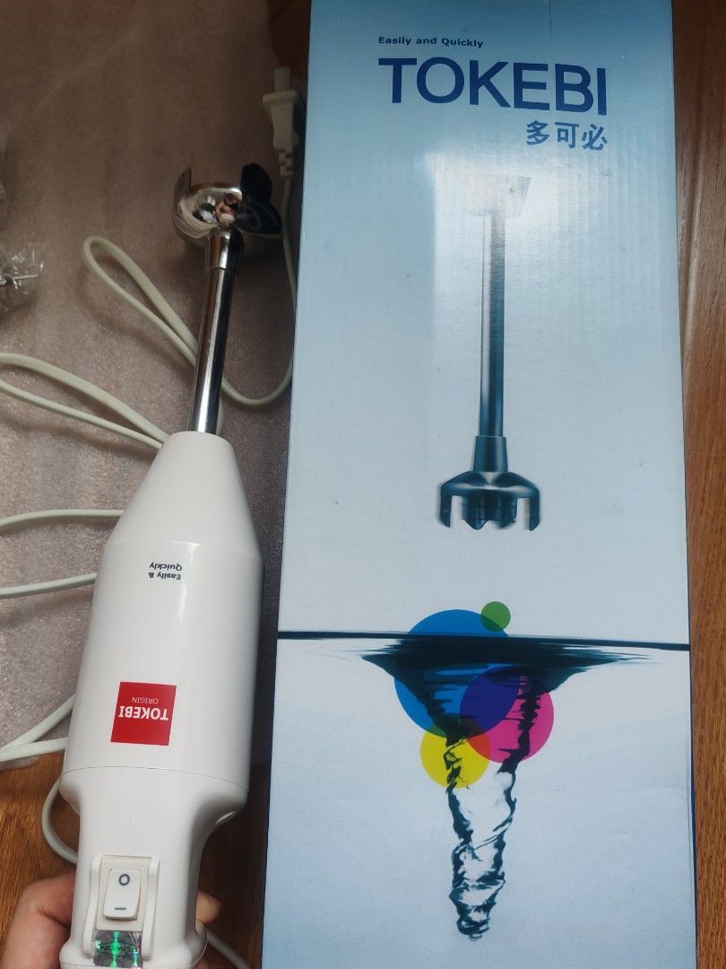 TOKEBI 多可必 手持式攪拌機, 家庭電器, 廚房電器, 榨汁機及攪拌機 - Carousell