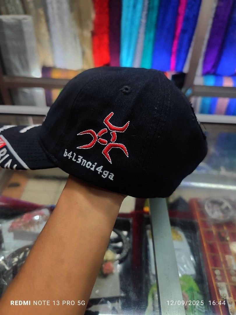 Topi Balenciaga FW21 Gamer Logo Cap Like Ralph Lauren Tom Ford Hugo ...