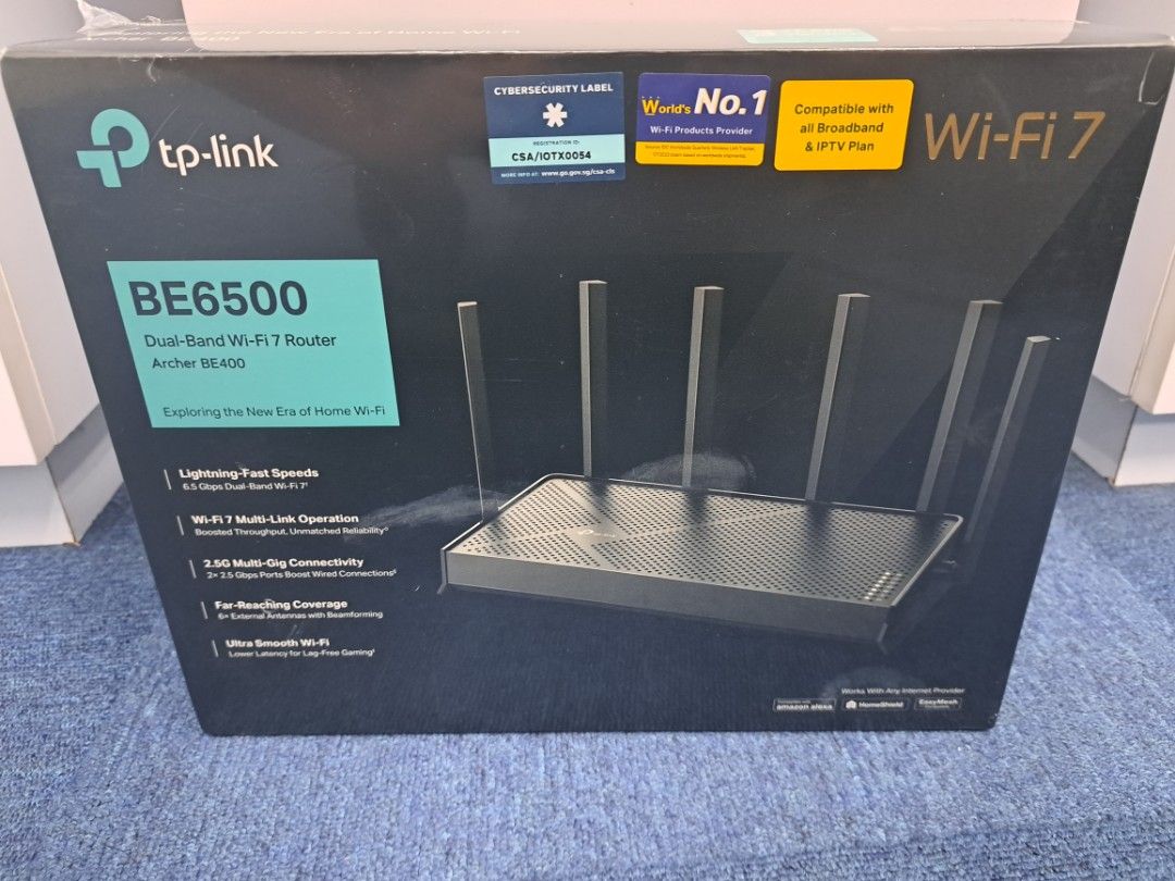 TP-Link BE6500 Dual-Band Wi-Fi 7 Router, Computers & Tech, Parts & Accessories, Networking on ...