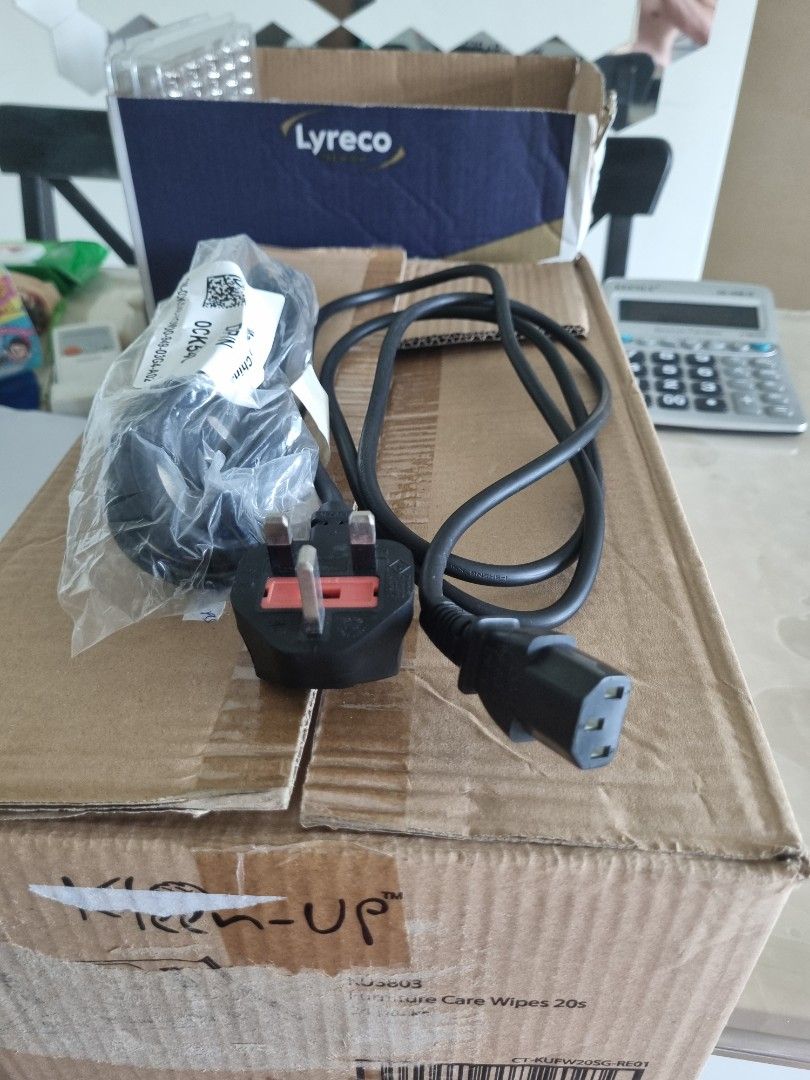 UK Power Cable with IEC Connector, Computers & Tech, Parts ...