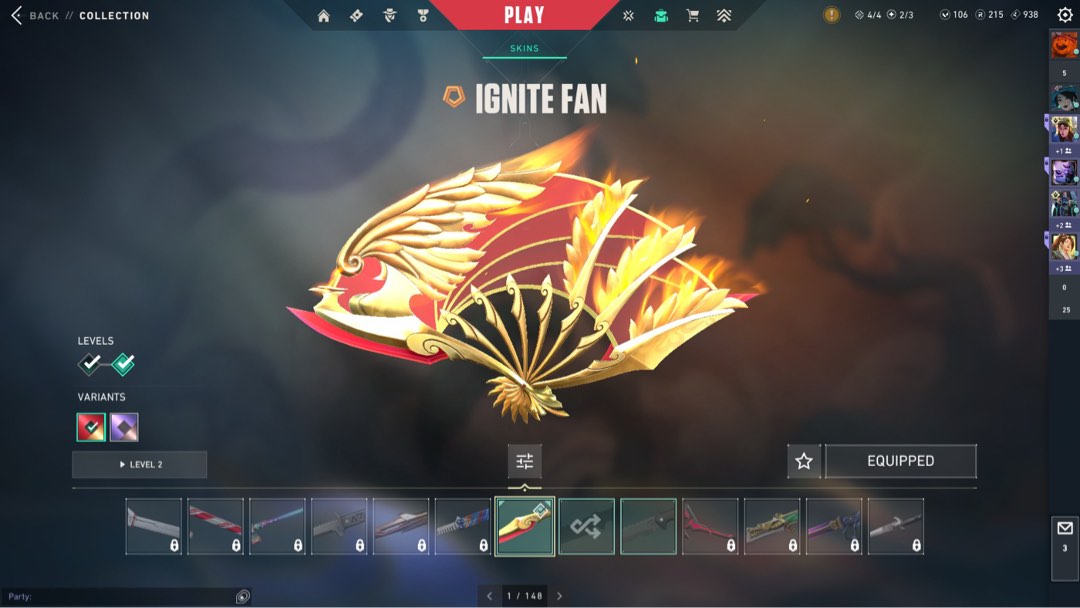Valorant account with Limited Ignite Fan, Video Gaming, Video Games ...