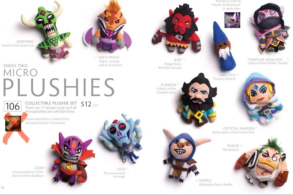 VALVE DOTA 2 Microplushies Series 2 Official Merchandise The ...