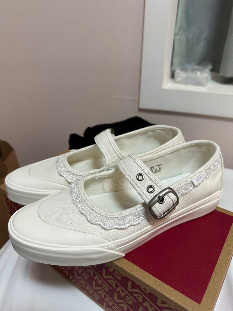 Vans Mary Jane Chou Chou Marshmallow Shoes - Size 7, Women's Fashion ...