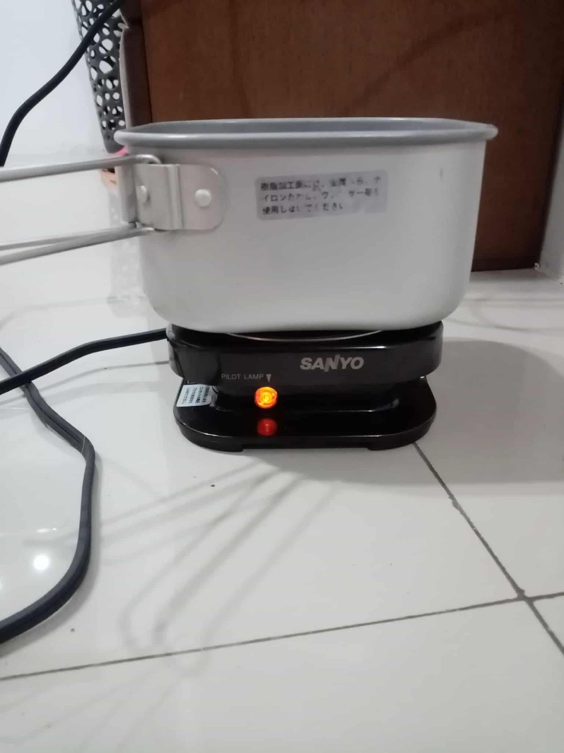 Vintage Sanyo Tourist Super Cooker Portable Electric Cooker dual ...