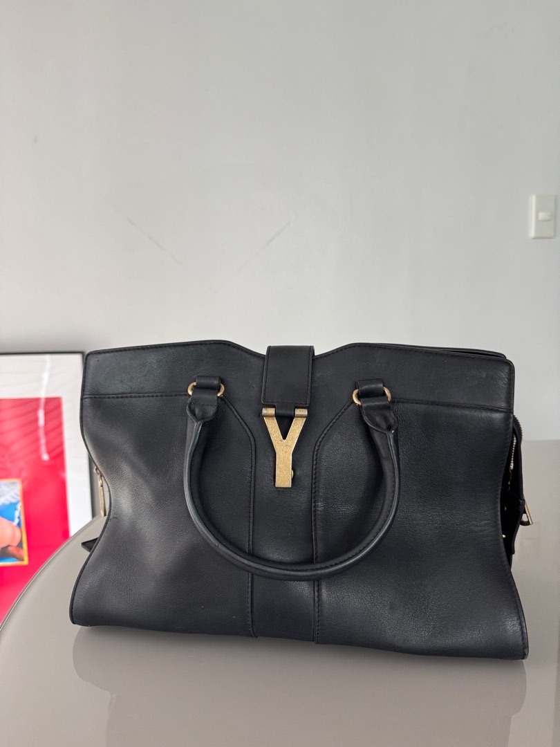 YSL Cabas Bag Small 100% Authentic, Luxury, Bags & Wallets on Carousell