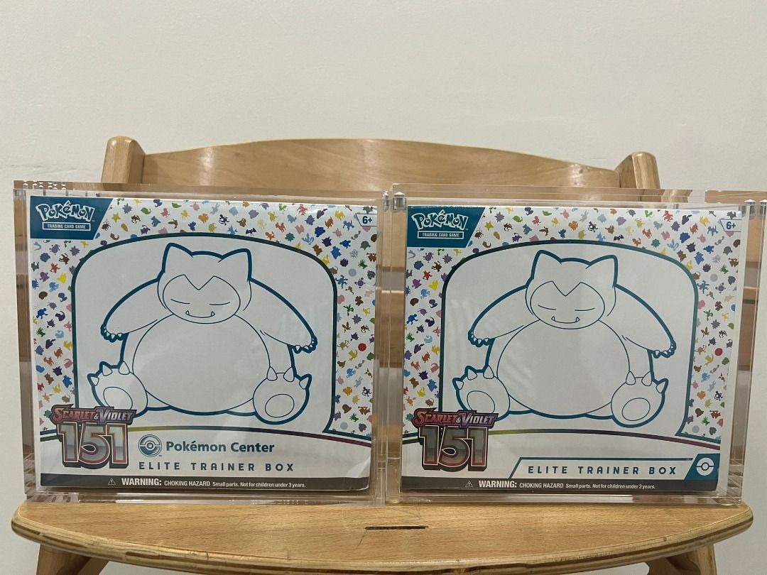 151 PC Pokemon Center ETB and 151 ETB , NOT pikachu,promo, booster box ...