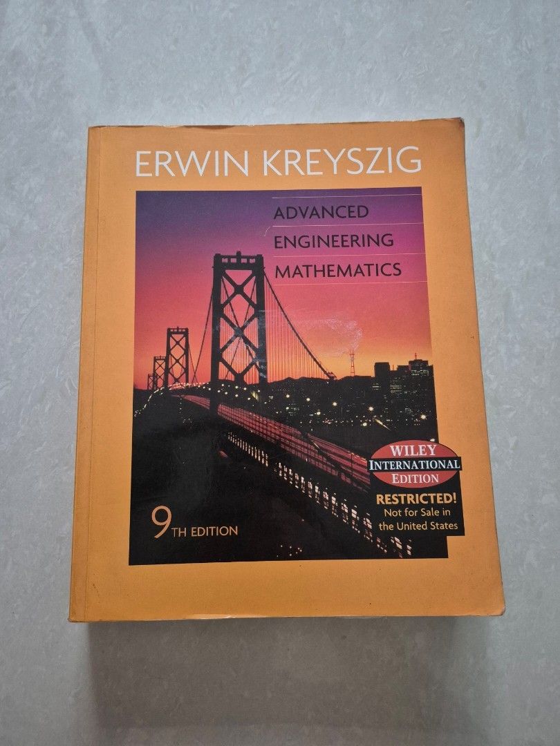 Advanced Engineering Mathematics 9th Edition, Hobbies & Toys, Books & Magazines, Textbooks on ...