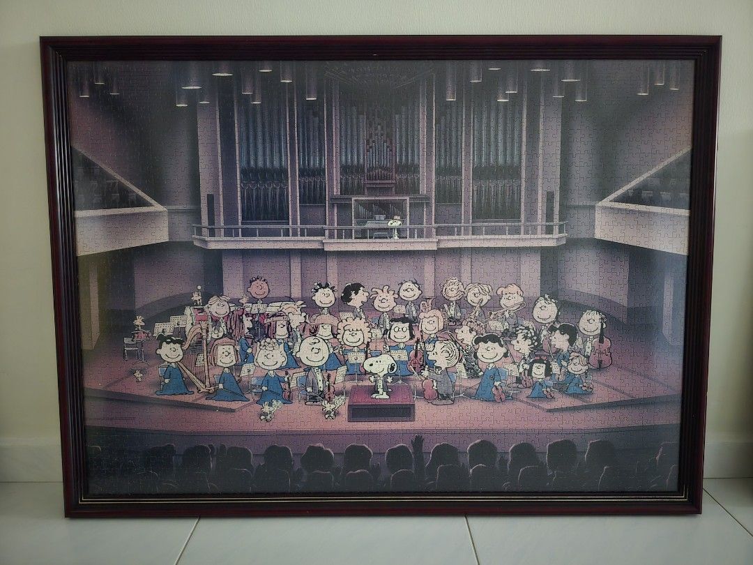 Bless / free. Framed Snoopy / Peanuts Orchestra jigsaw puzzle. Peanuts ...