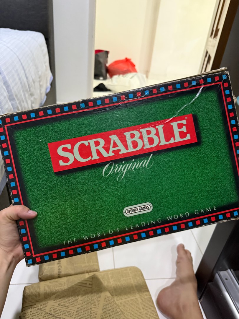 Classic Scrabble Original Board Game Vintage 1988 by Spear's Games ...